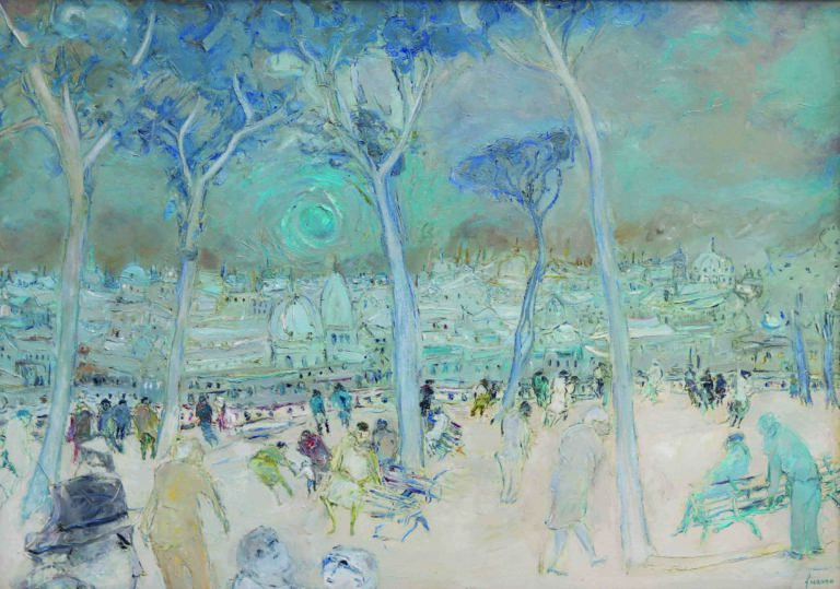 Le bleu du peintre Jean Fusaro – Galeries & Musées